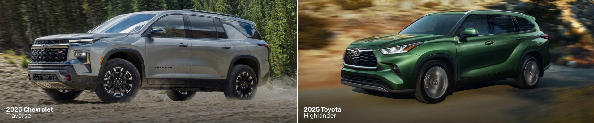 Chevy Traverse Vs. Toyota Highlander Showdown